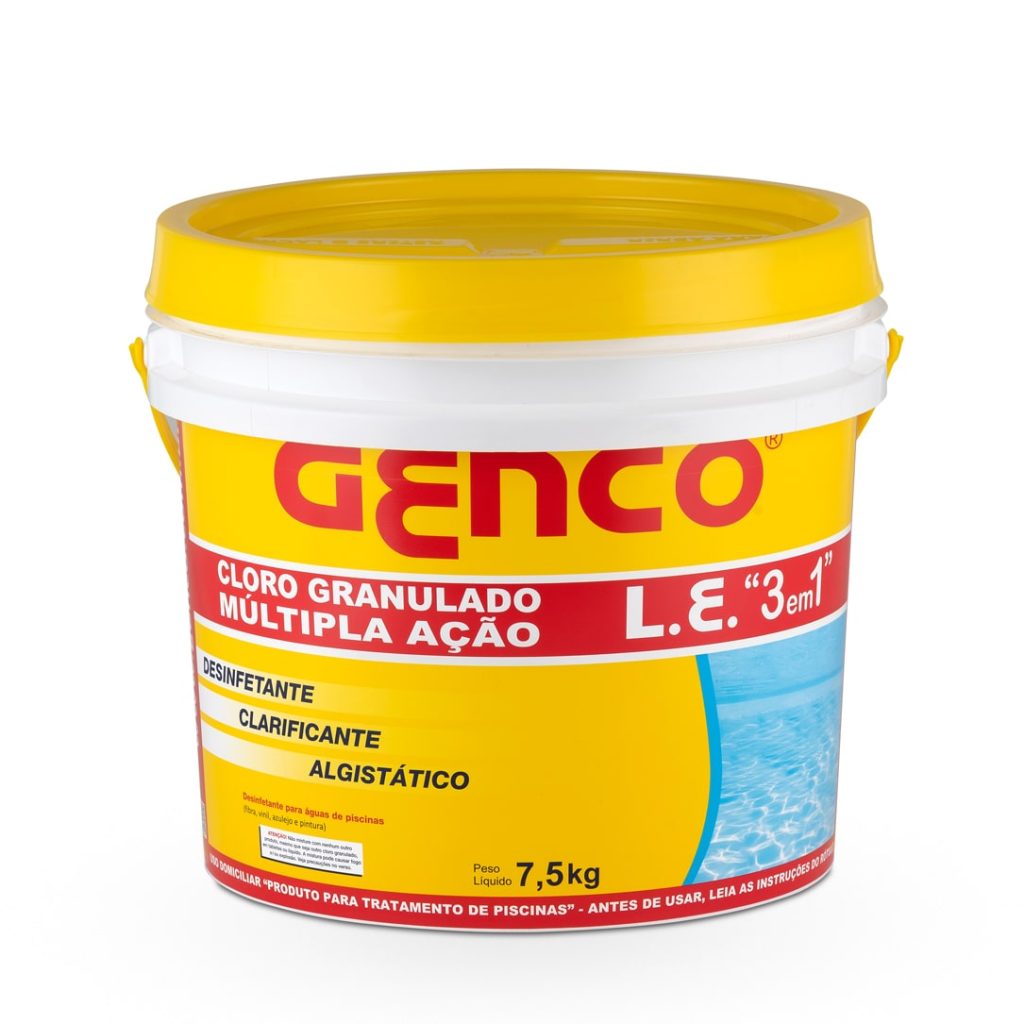 GENCO Cloro Granulado Múltipla Ação 3 em 1 – Imperial Piscinas